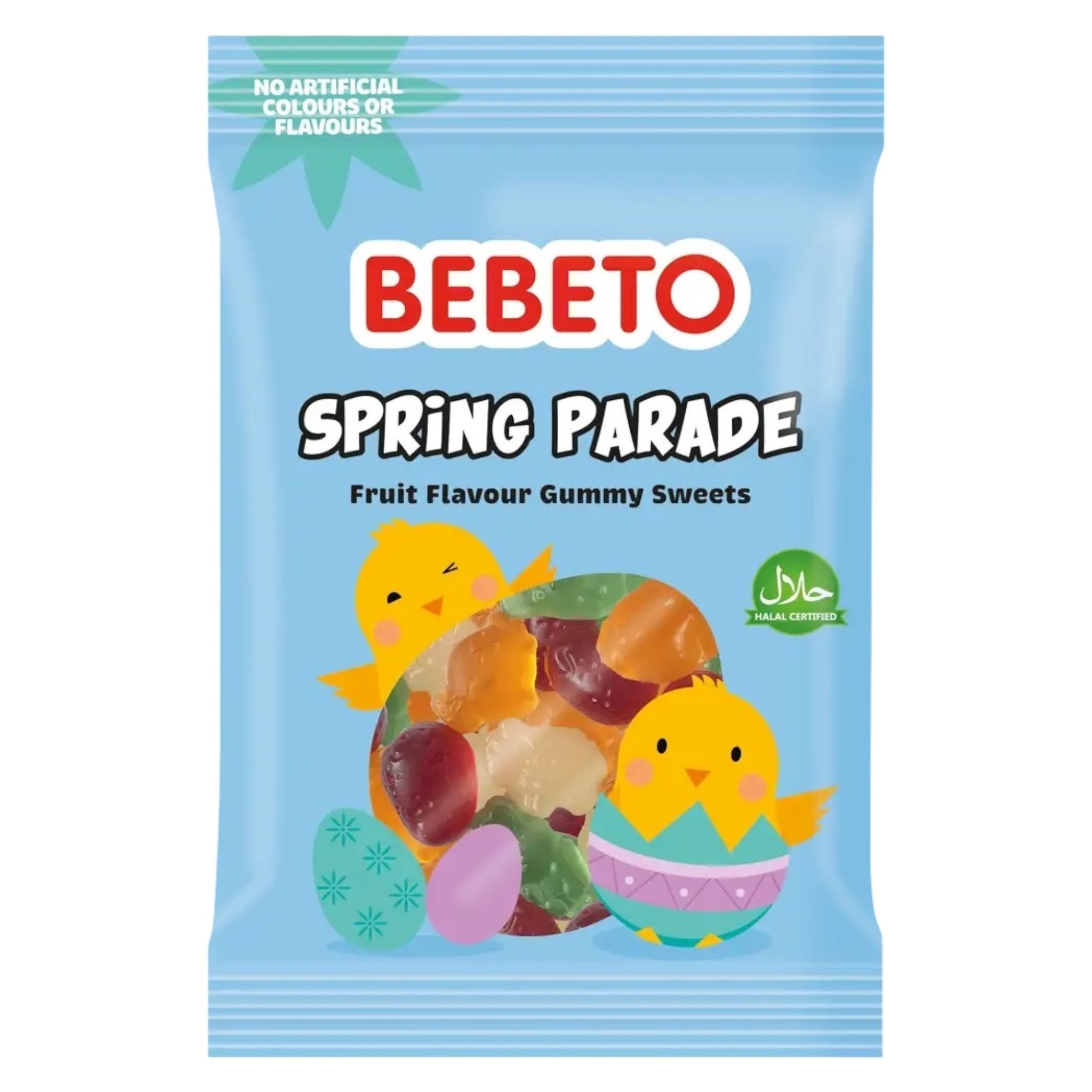 Bebeto Spring Parade Fruit Gummies 150g- Halal Easter Sweets