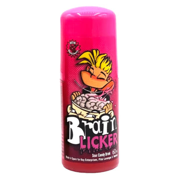 Brain Licker Sweets | Fun Sour Liquid Roller and Gel Candy