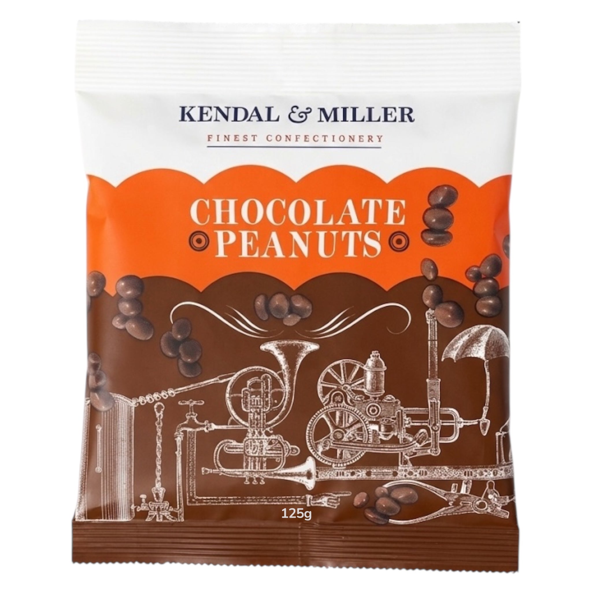 Chocolate Peanuts - Classic Sweets 125g - By Kendal & Miller