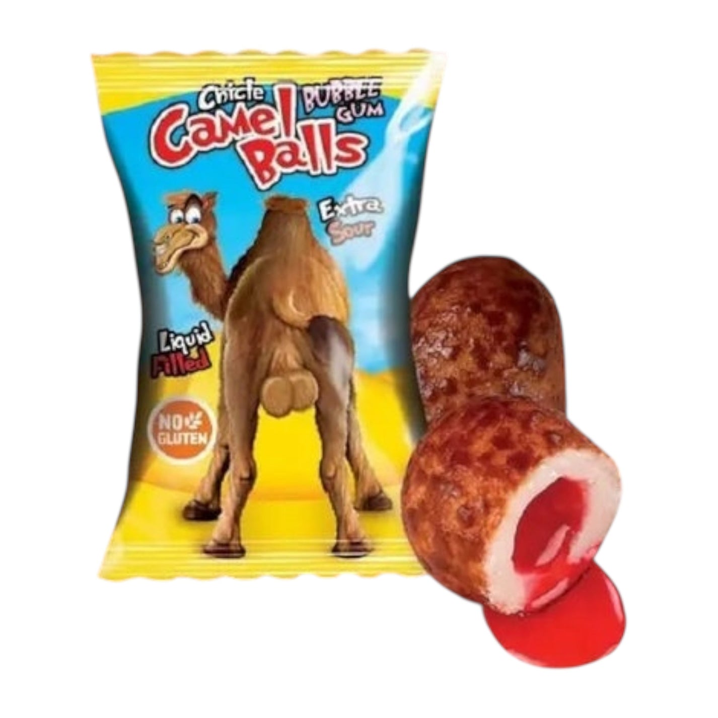 Fini Camel Balls - Bubble Gum - Sour Liquid-Filled - 75g