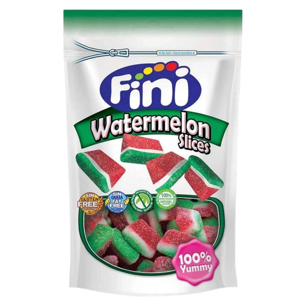 Fini Watermelon Slices Fizzy Jelly Sweets – Gluten Free 150g