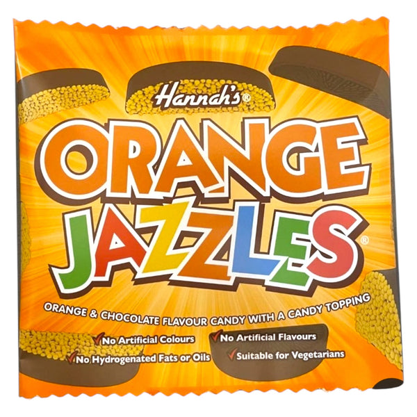 Hannah’s Orange Jazzles – Chocolate Orange Sweets - 140g