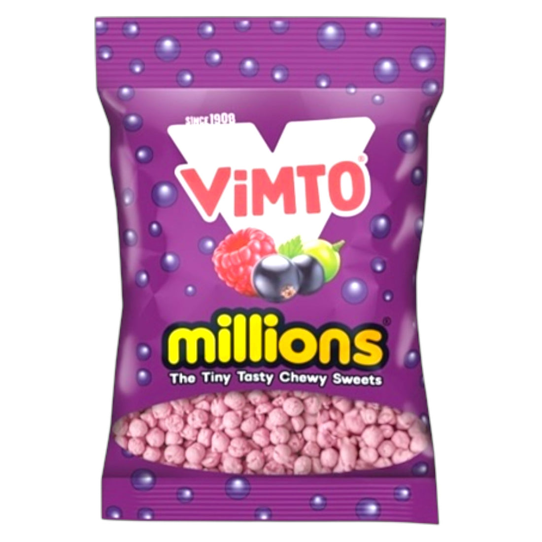 Millions Vimto – Chewy Tiny Ball Sweets - 100g