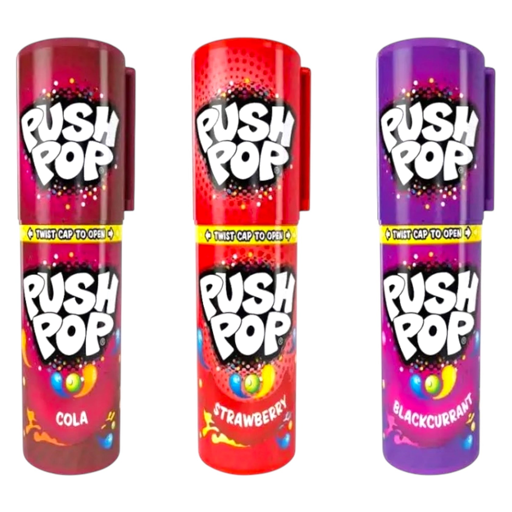 Push Pop Sweets – Pick Your Flavour Lolly - 3 Flavours (15g)