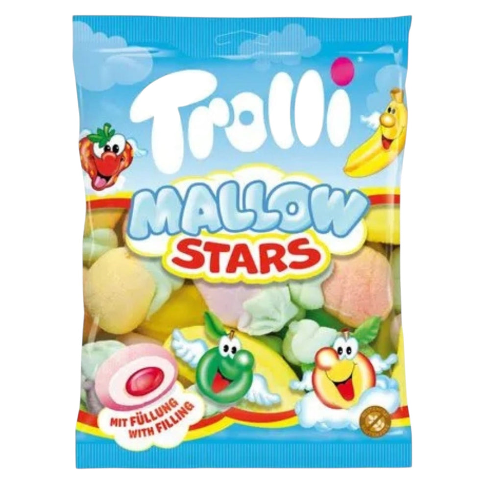 Trolli Mallow Stars – Fruit Shape Fruity Filled Marshmallows